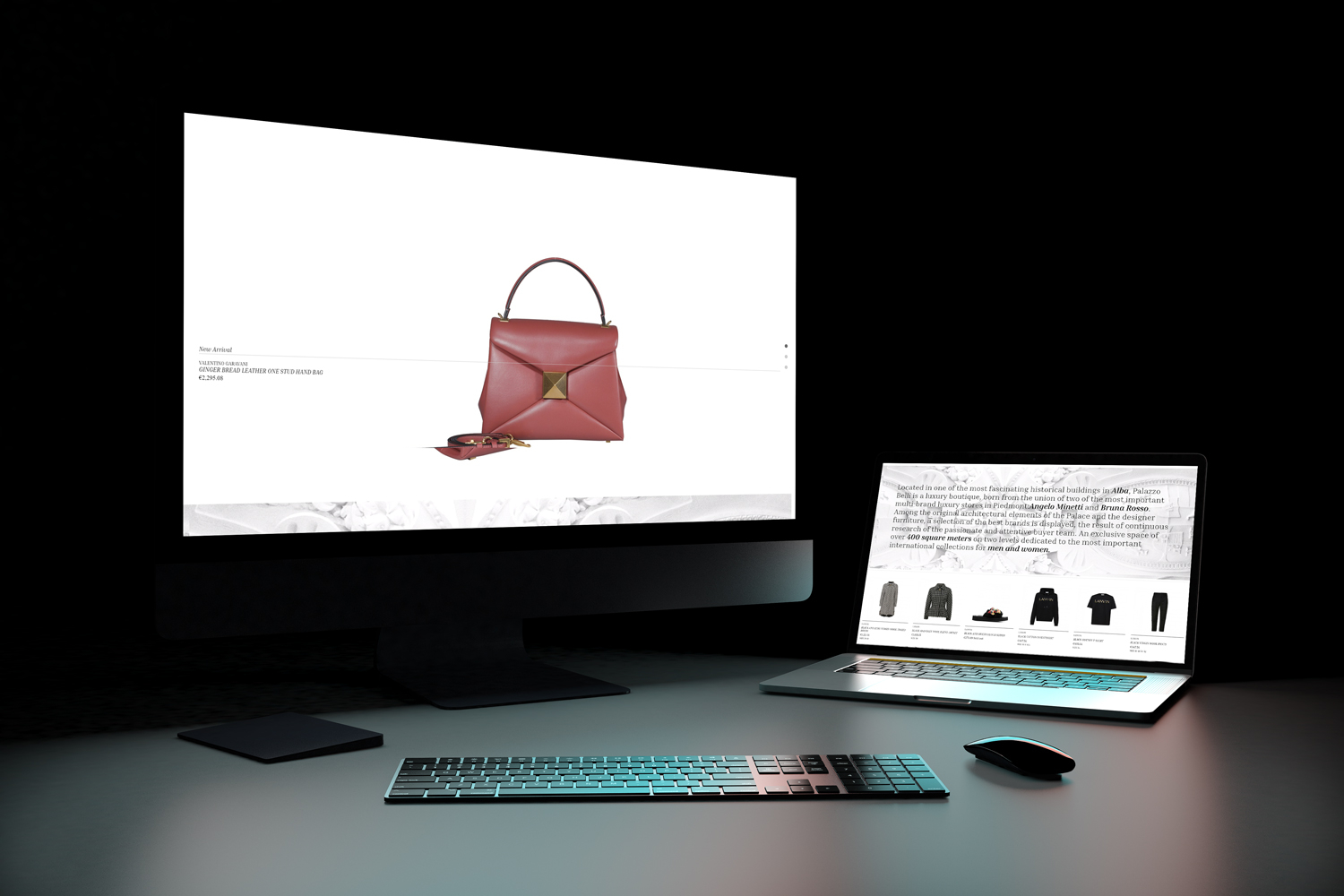 "Palazzo Belli", Custom PrestaShop